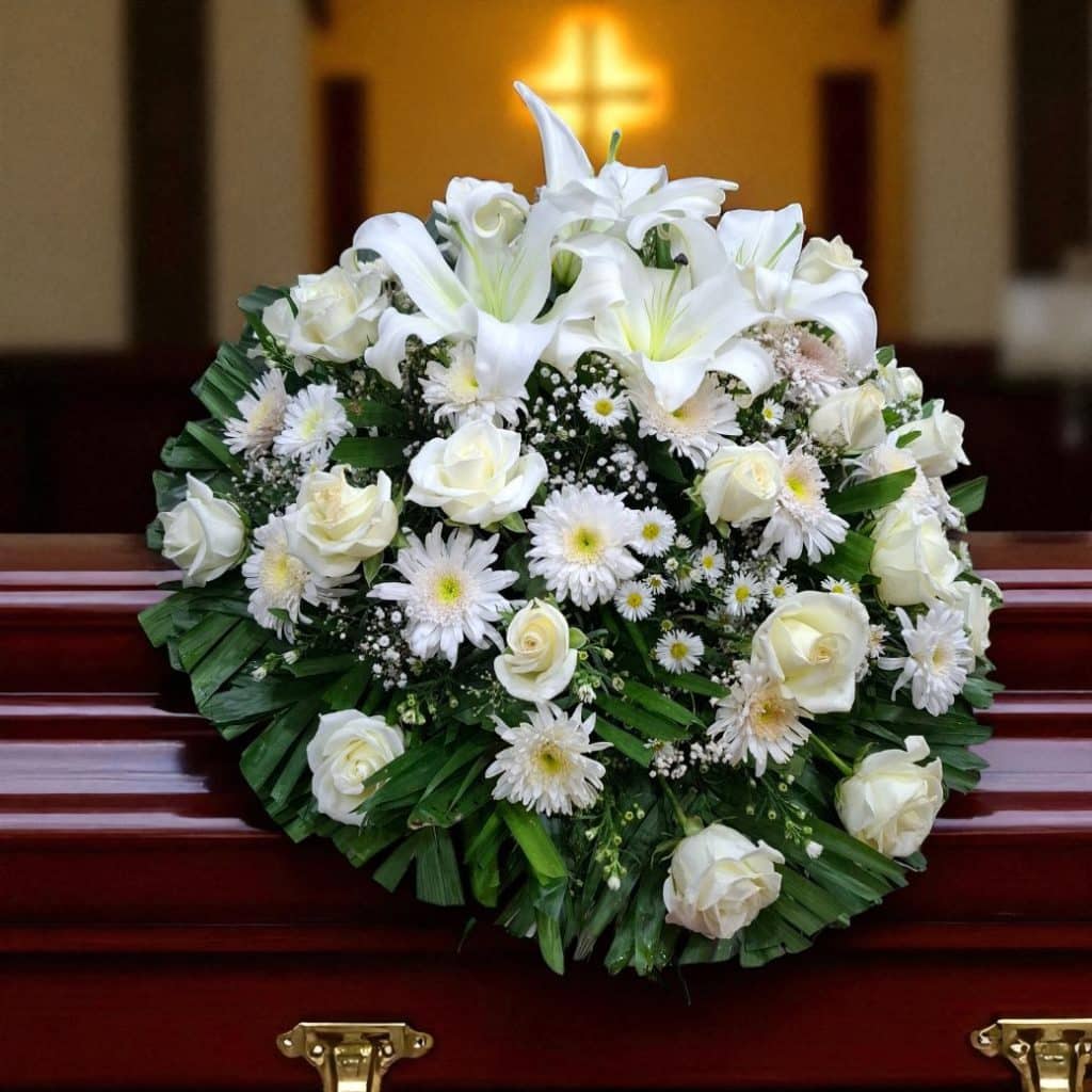 Cubre Caja Fúnebre Paz Infinita | Arreglos Fúnebres en Guadalajara